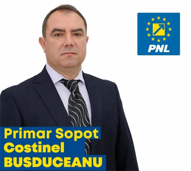 Costinel Busduceanu, noul primar al comunei Sopot din partea PNL ...